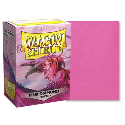 Dragon Shield Standard Matte Sleeves Pink Diamond (100) - Super Nova ...
