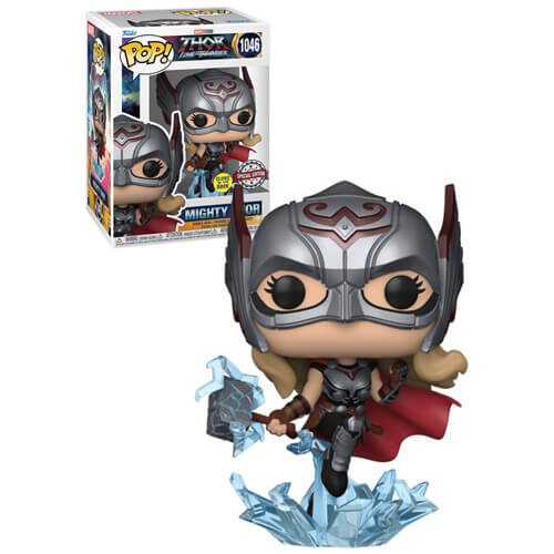 Funko Pop! Thor Love and Thunder - Mighty Thor (Glows in the Dark ...