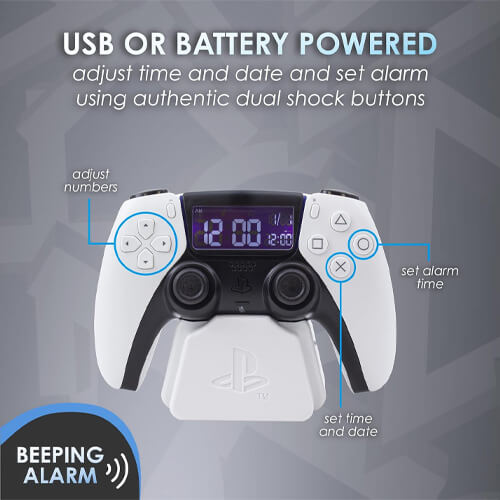 Paladone Playstation 5 Alarm Clock - Super Nova Store - One stop One Shop